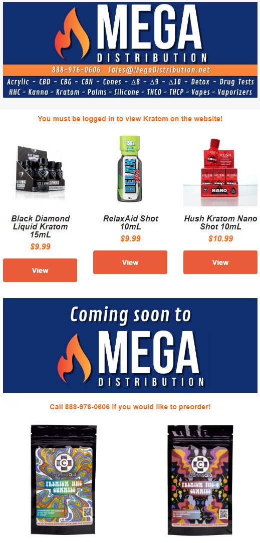 Mega Distribution | Smoke Shop Showcase
